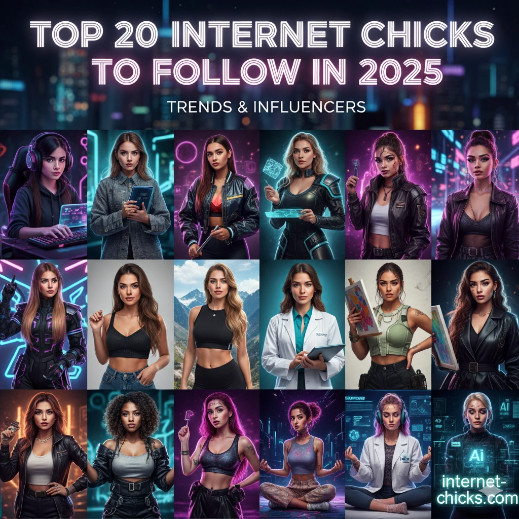 Top 20 Internet Chicks to Follow in 2025 – Trends & Influencers ...